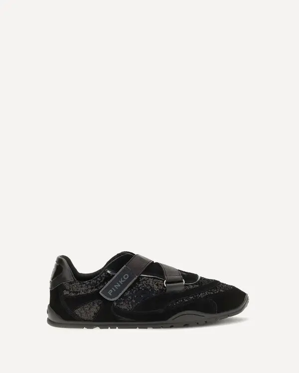 Pinko Yulia Suede Sneakers With Sequins