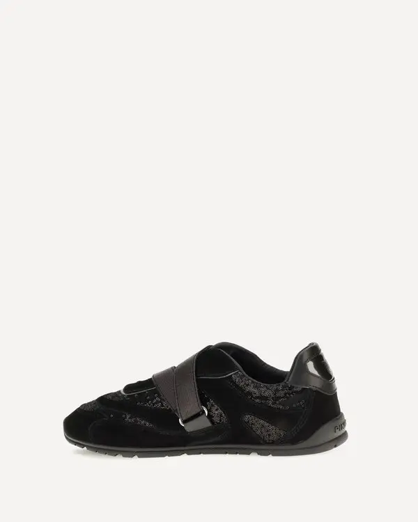 Pinko Yulia Suede Sneakers With Sequins