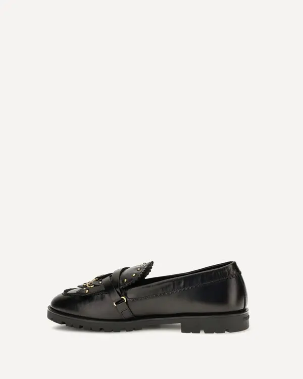 Pinko Nora Leather Loafers