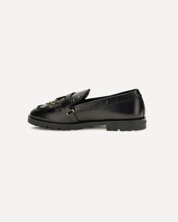Pinko Nora Leather Loafers