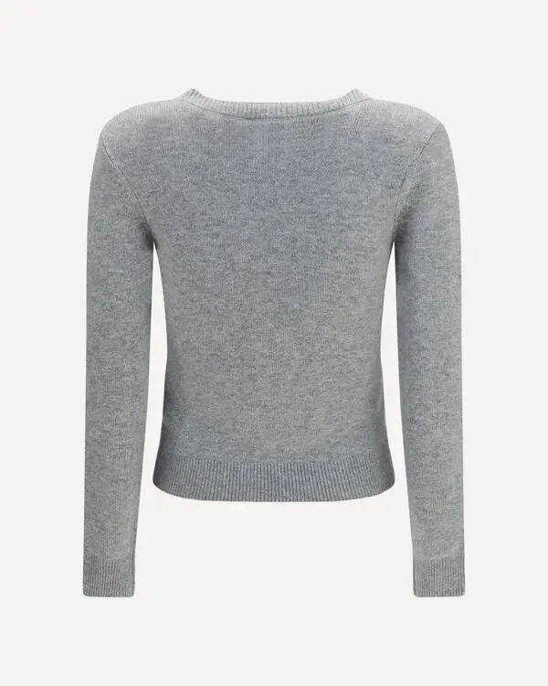 SELF-PORTRAIT Wool And Cahmere Blend Jumper With Floral Corage