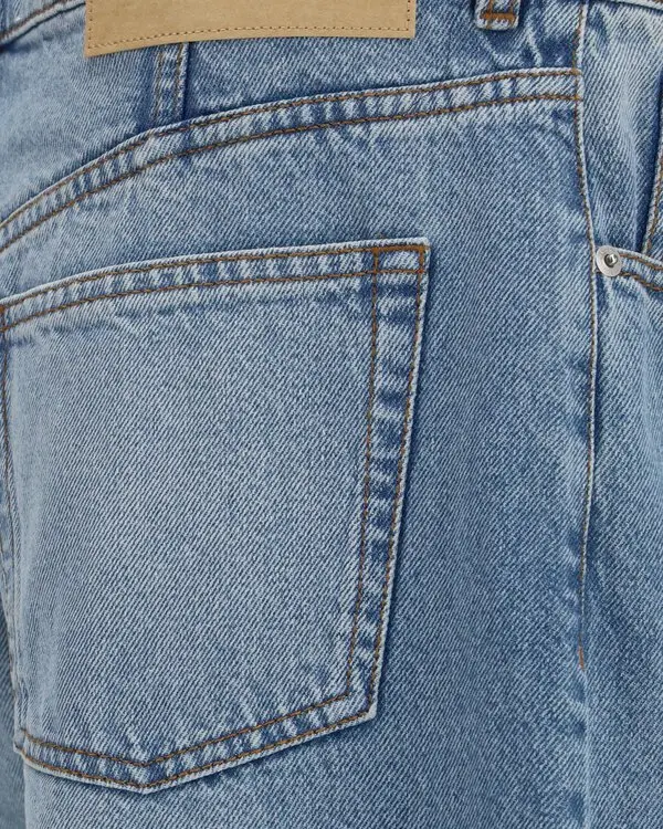 AMI Paris Cotton Wide-leg Jeans