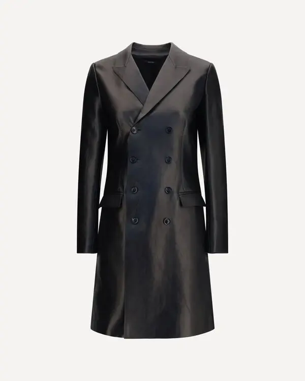 TOM FORD Double-breasted Lambskin Coat