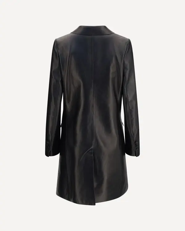 TOM FORD Double-breasted Lambskin Coat
