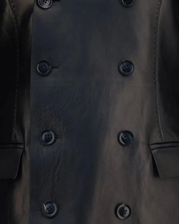 TOM FORD Double-breasted Lambskin Coat