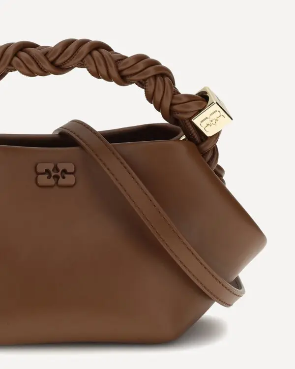 GANNI Mini Bou Leather Handbag