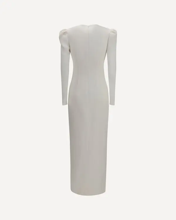 Alessandra Rich V-neck Dress With Bow
