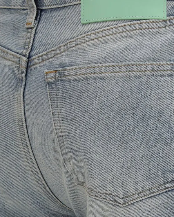 HAIKURE Star Marfa Straight-leg Jeans With A Distressed Finish