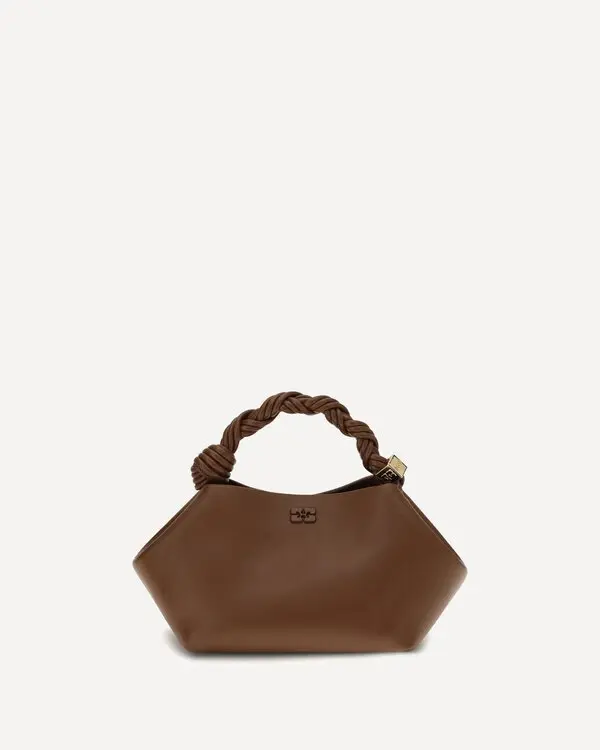GANNI Small Bou Handbag - Brown