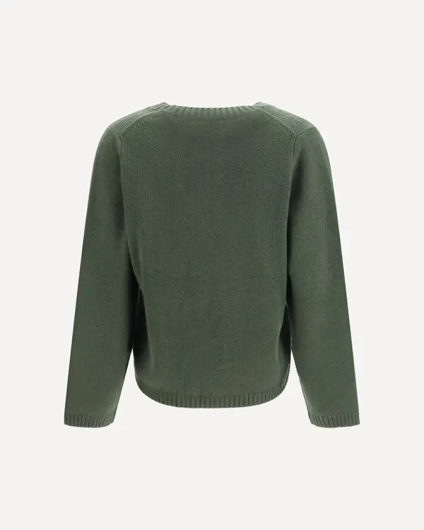 ALLUDE V-neck Cashmere Sweater