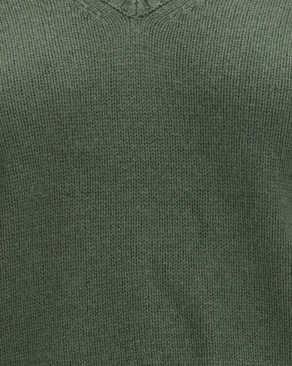 ALLUDE V-neck Cashmere Sweater