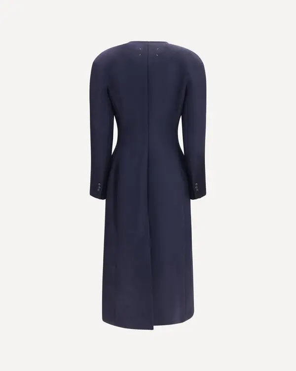 MAISON MARGIELA Long Virgin Wool Coat