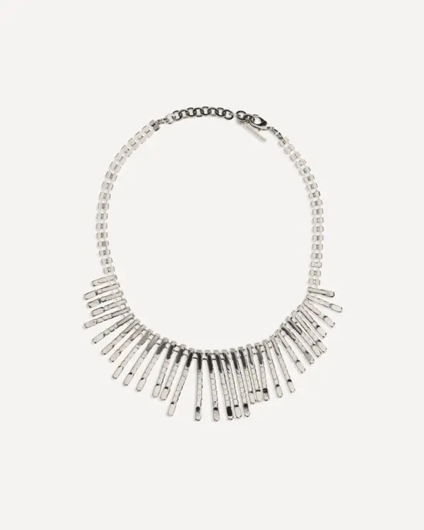 Alessandra Rich Crystal Fringe Necklace