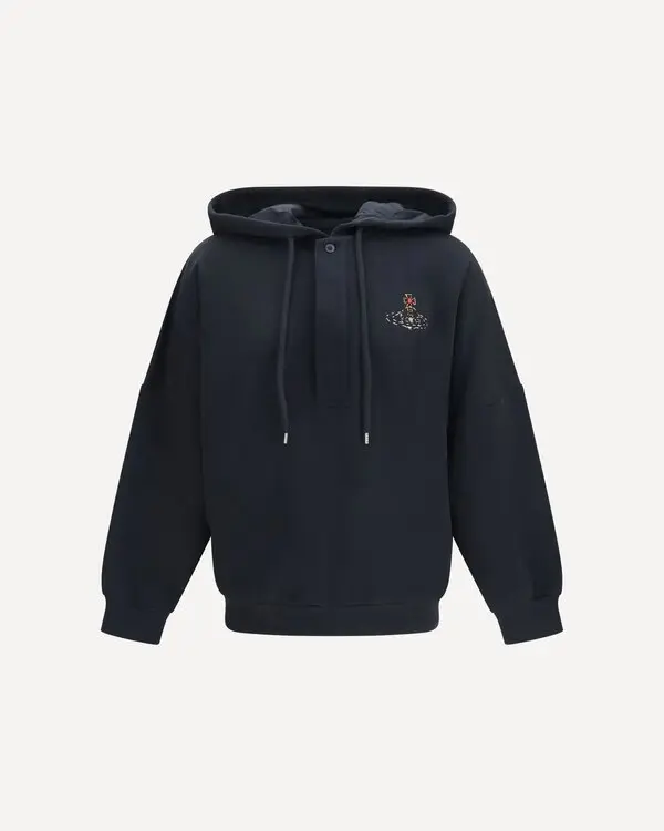 VIVIENNE WESTWOOD Batwing Hooded Sweatshirt Ale - Black