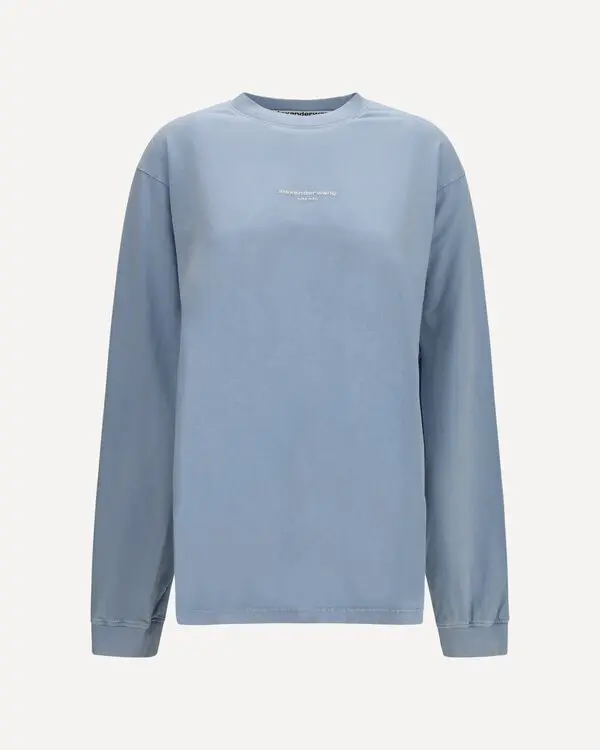 Alexander Wang Long-leeve Logo T-hirt