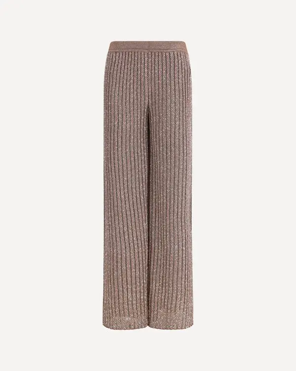 Missoni Tailored Pants In Lamé Viscose With Sequins