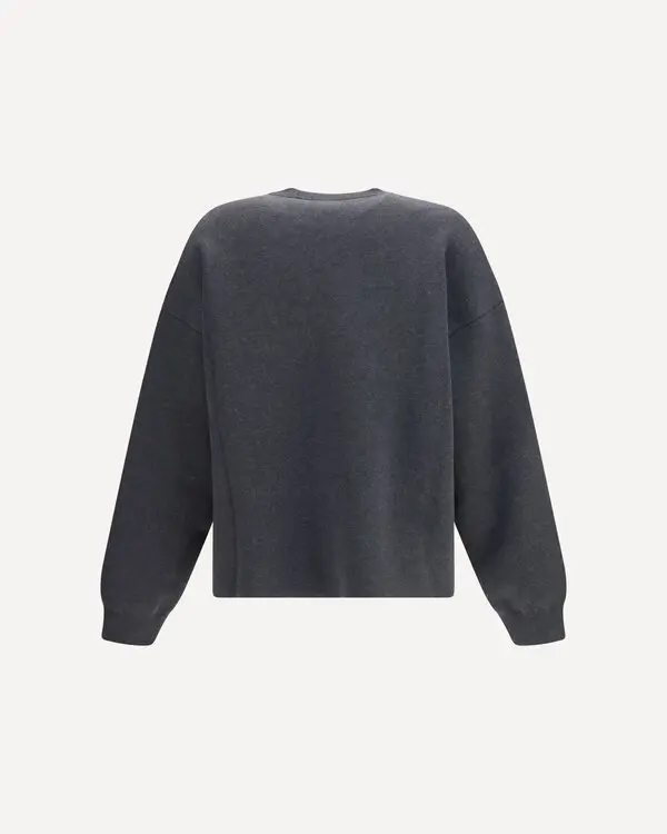 Loewe Anagram Cotton-blend Weathirt With Pocket