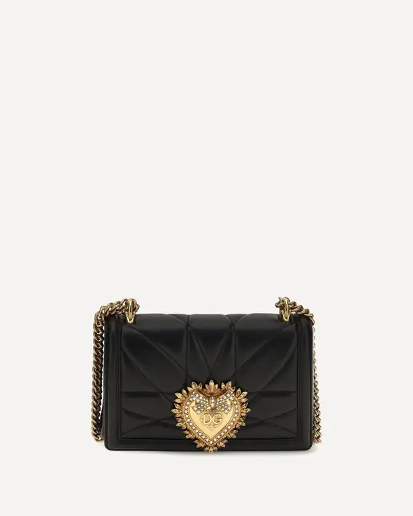 Dolce & Gabbana Medium Devotion Matelassé Nappa Shoulder Bag