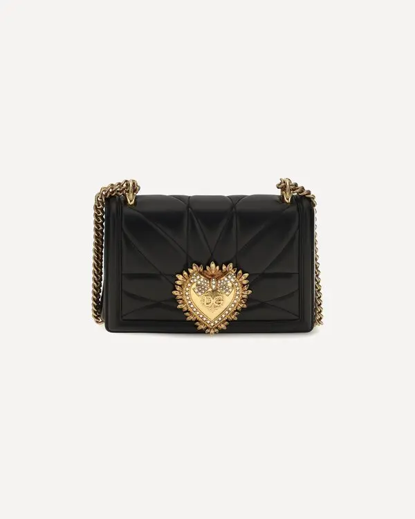 Dolce & Gabbana Medium Devotion Matelassé Nappa Shoulder Bag