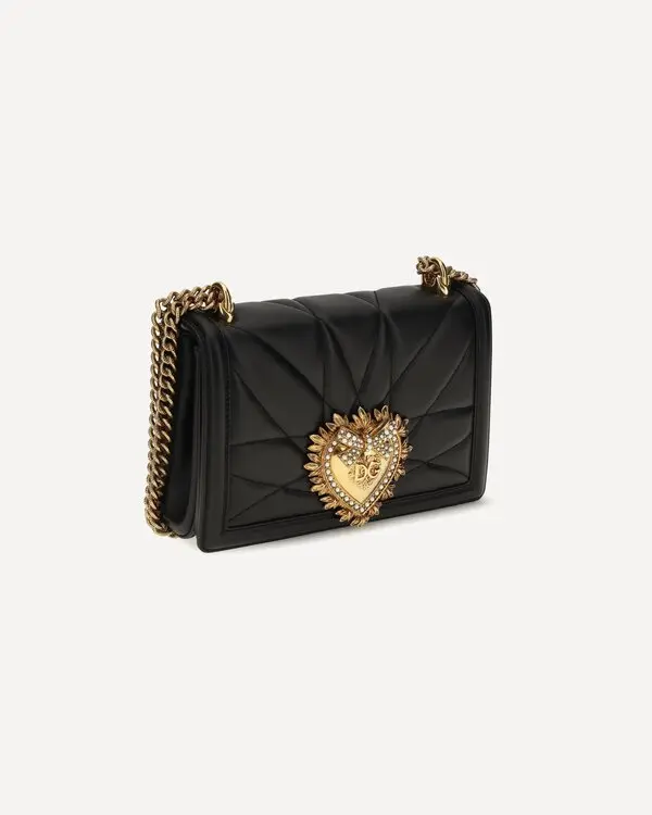 Dolce & Gabbana Medium Devotion Matelassé Nappa Shoulder Bag