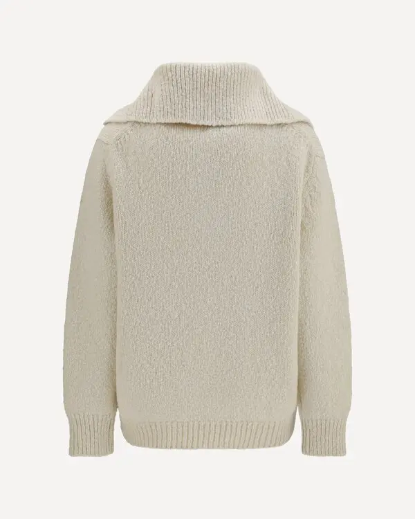 Malo High-neck Sailor Sweater With Buttons