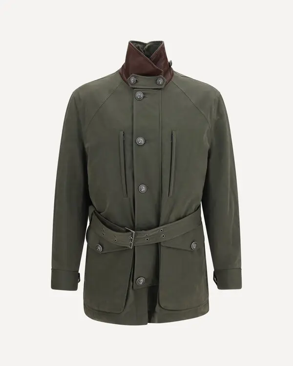 Brunello Cucinelli Belted Waterproof Jacket - Green