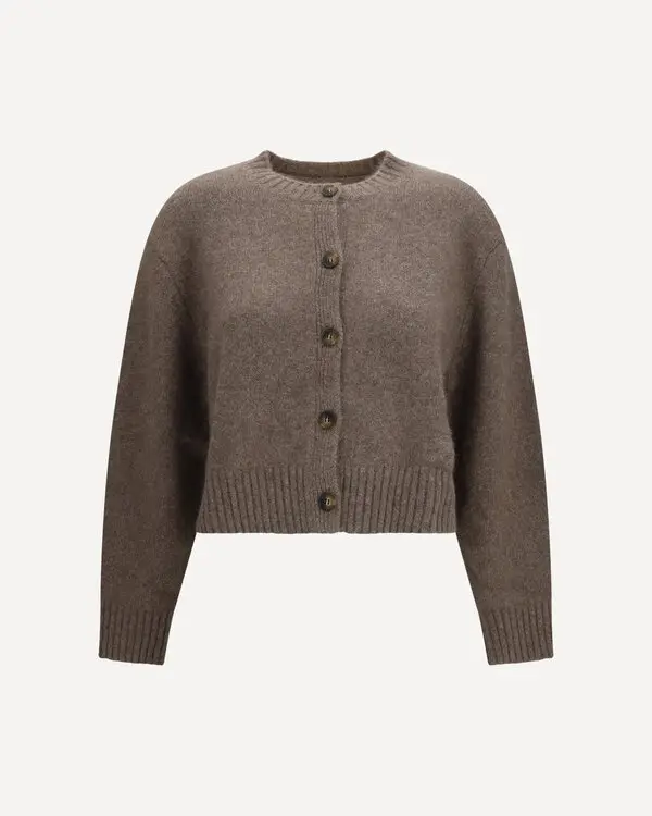 Loulou De Saison Reus Wool-blend Cardigan Feale - Brown