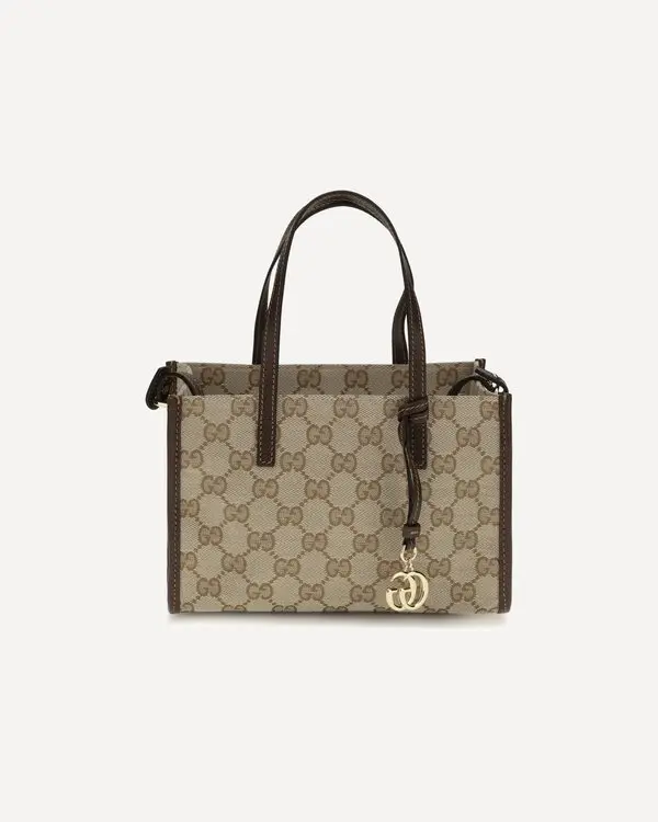 Gucci Small Shoping Bag With Gg Charm