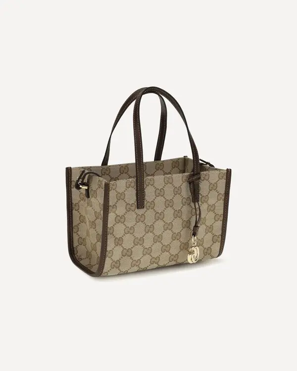Gucci Small Shoping Bag With Gg Charm