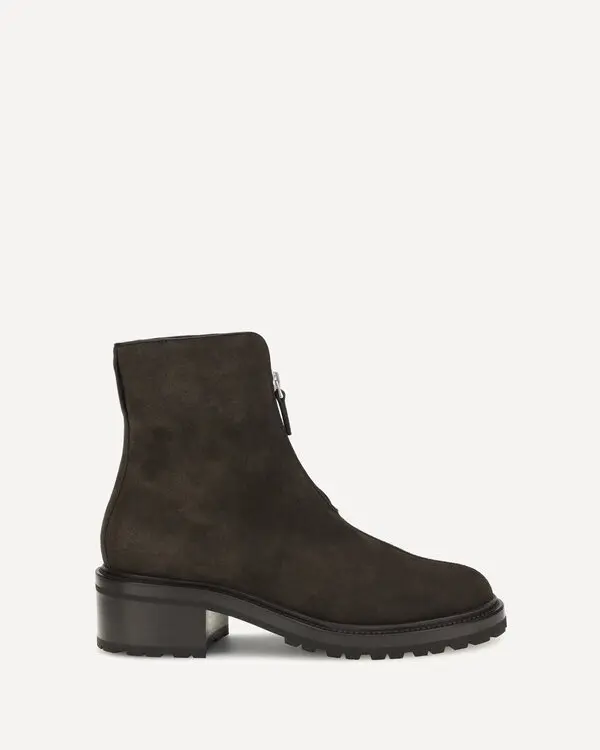THE ROW Hike Suede Ankle Boots - Brown