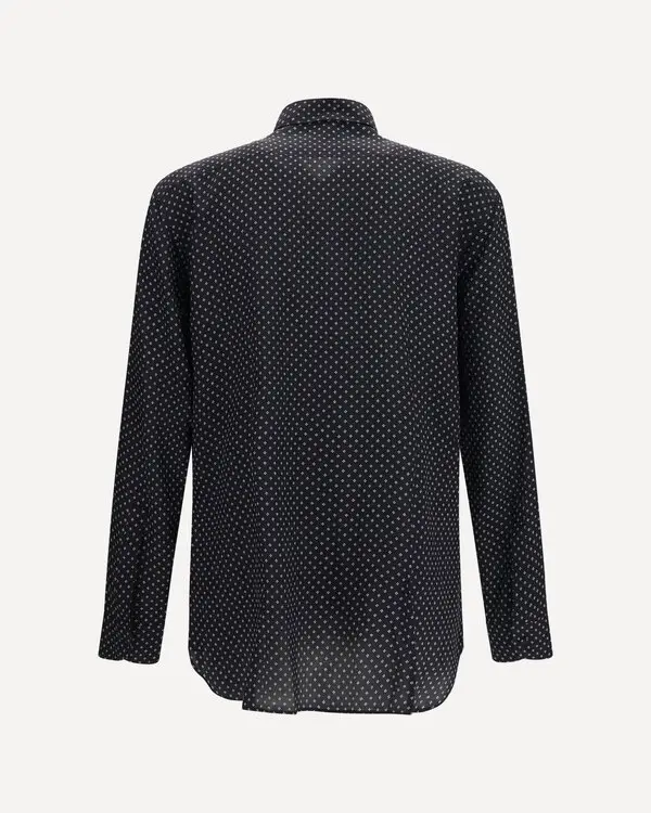 TOM FORD Silk Crêpe De Chine Polka-dot Shirt