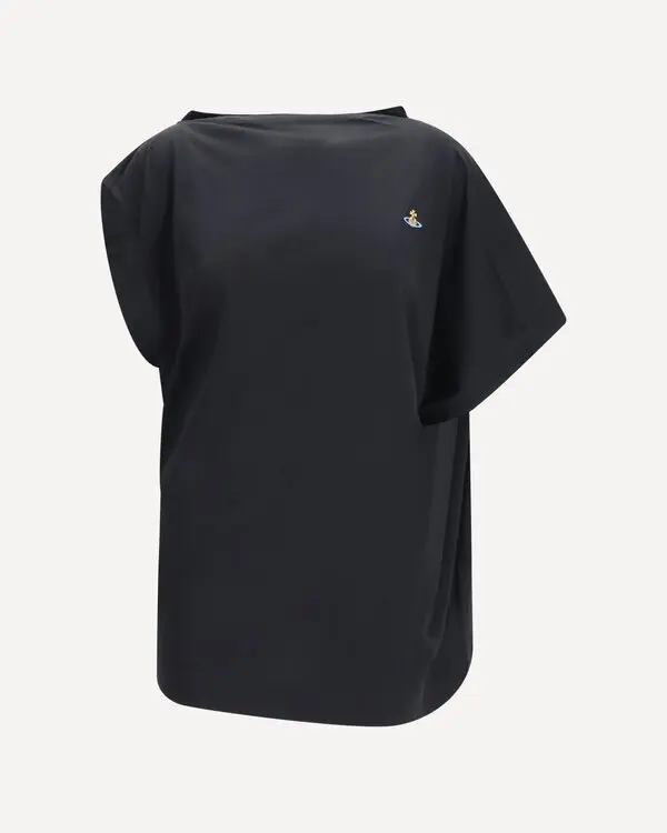 VIVIENNE WESTWOOD Hebo Overized Aymmetric Top - Black