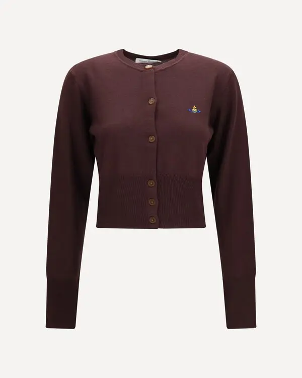 VIVIENNE WESTWOOD Bea Cropped Wool Cardigan