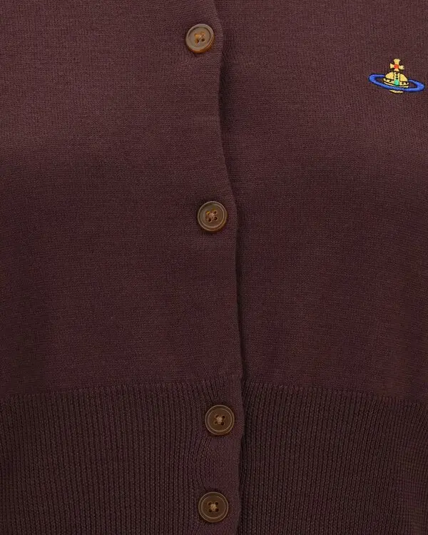 VIVIENNE WESTWOOD Bea Cropped Wool Cardigan