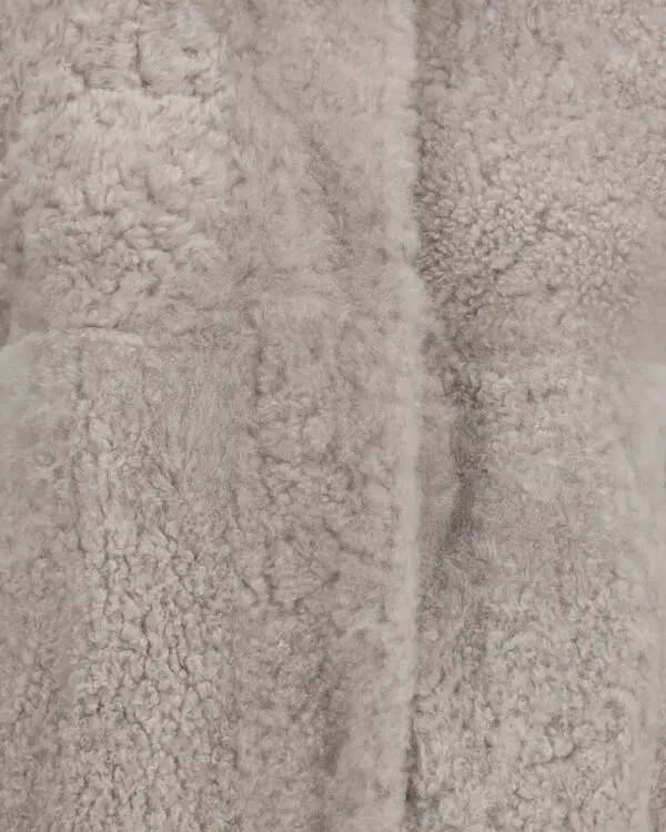 Brunello Cucinelli High-neck Shearling Jacket