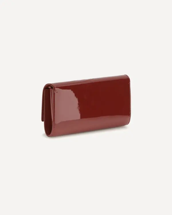 CHRISTIAN LOUBOUTIN Bettina Patent Leather Chain Wallet