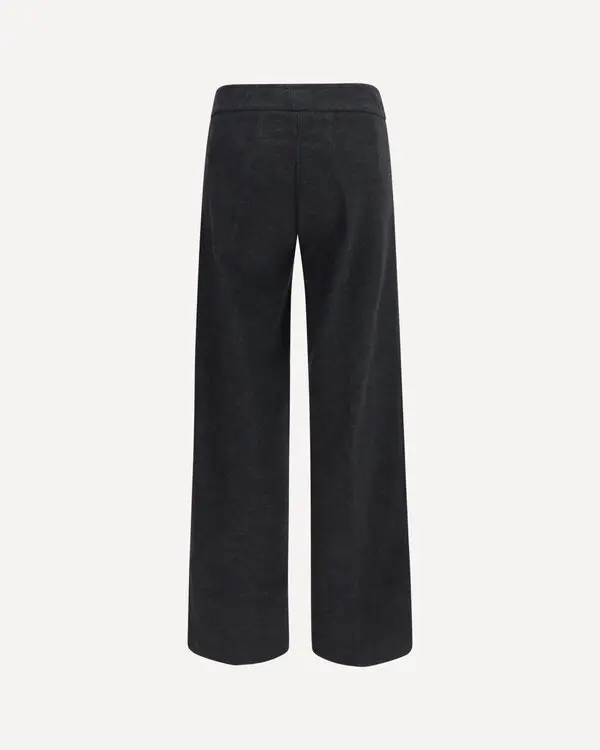 Avenue Montaigne Flavia Wide-leg Cotton-blend Pants