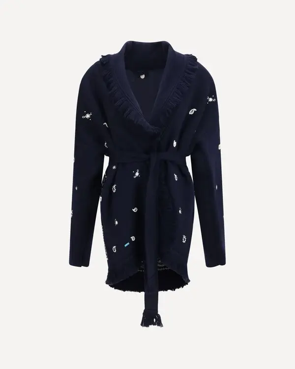 Alanui Echoes Of The Bandana Cardigan Feale