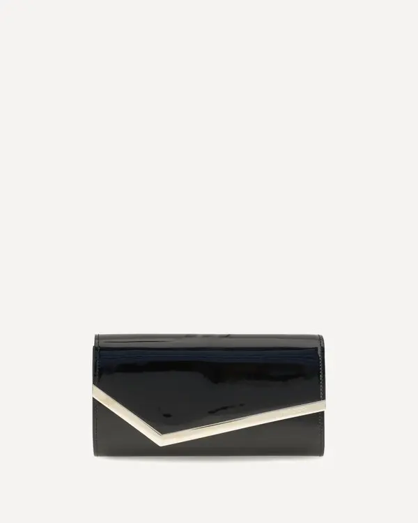 JIMMY CHOO Emmie Leather Clutch