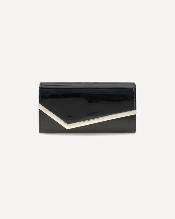 JIMMY CHOO Emmie Leather Clutch