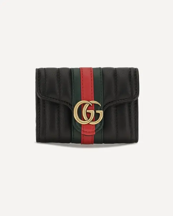 Gucci Marmont Web Gg Wallet