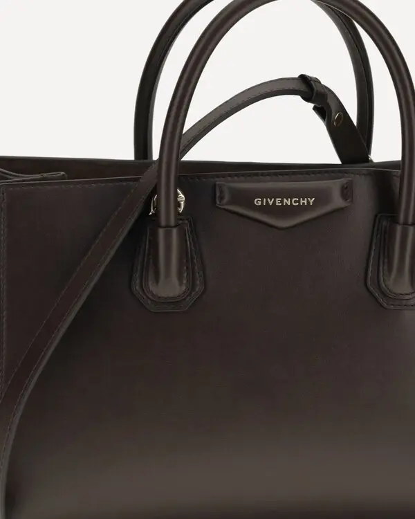 Givenchy Small Antigona Catchall Glossy Grained Leather Handbag