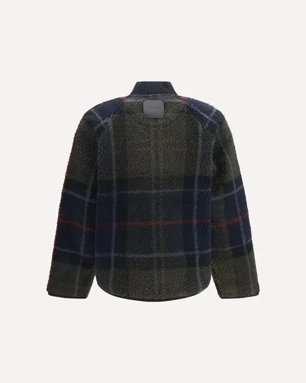 Barbour Kirklees Tartan Fleece Jacket - Green
