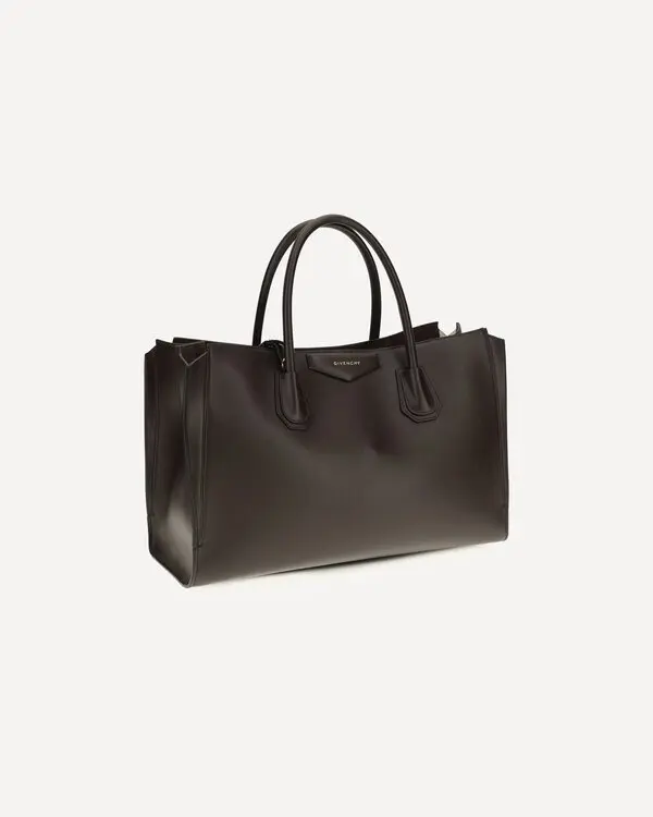 Givenchy Medium Antigona Catchall Glossy Grained Leather Handbag