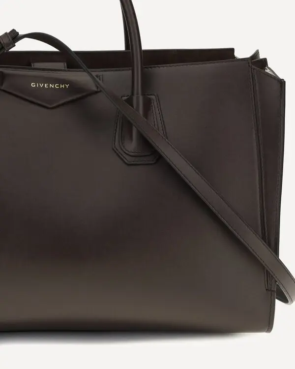 Givenchy Medium Antigona Catchall Glossy Grained Leather Handbag