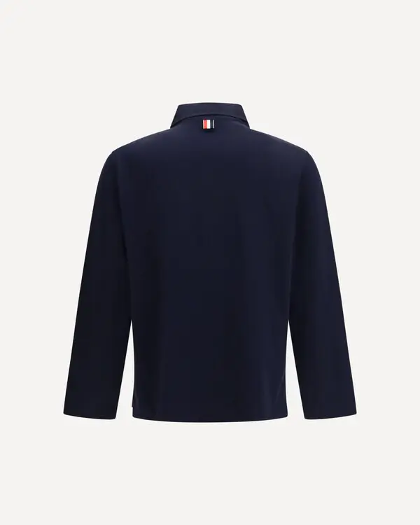 Thom Browne Oversized Colorblock Rugby Polo