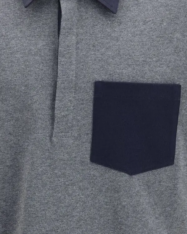 Thom Browne Oversized Colorblock Rugby Polo