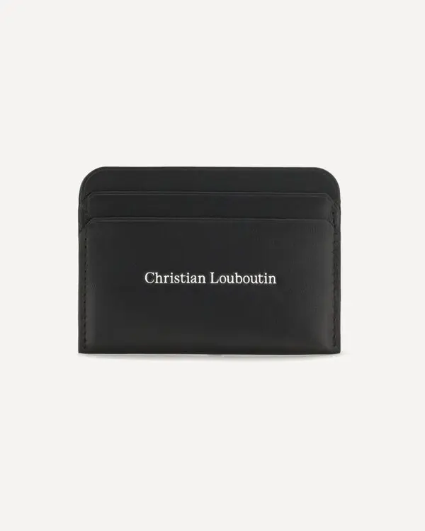 CHRISTIAN LOUBOUTIN Canopy Leather Card Holder
