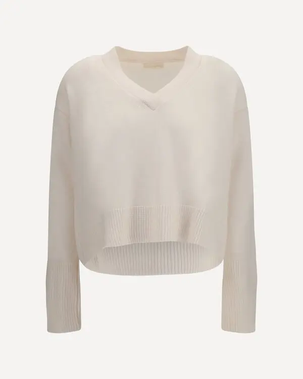 VERYBUSY Cashere V-neck Sweater Feale