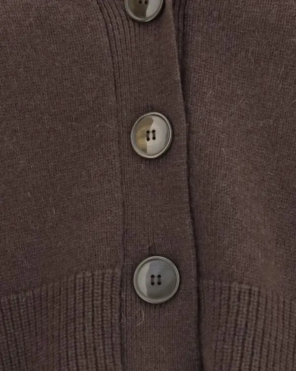 VERYBUSY Cashmere V-neck Buttoned Cardigan Femae